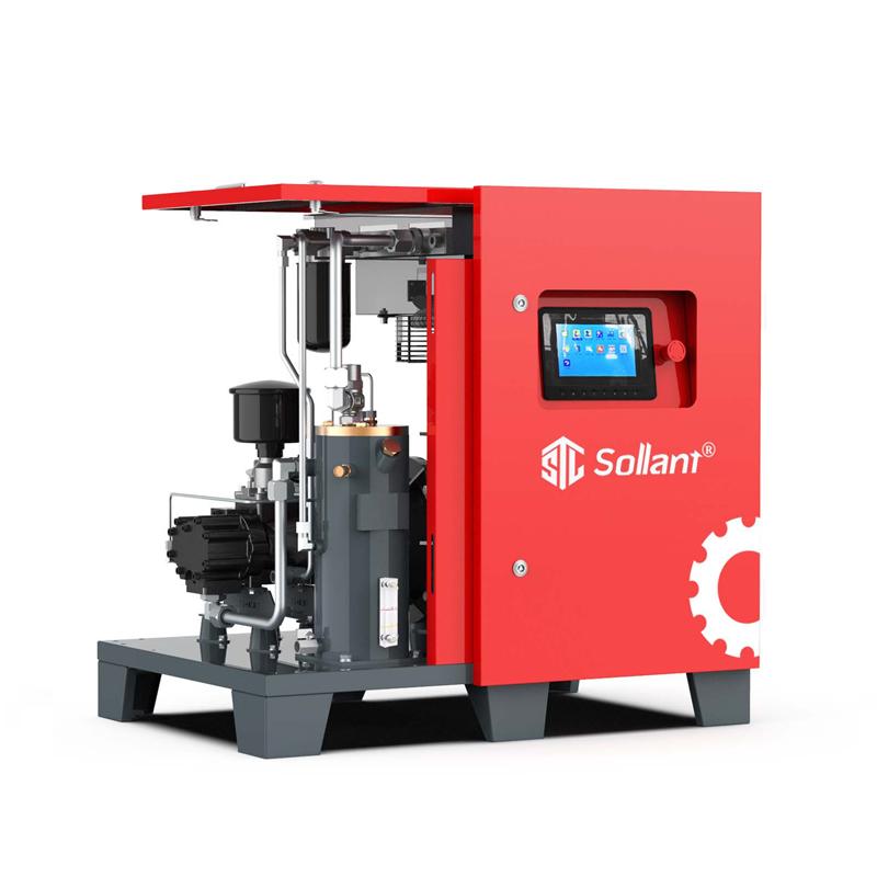 SOLLANT 18.5kw 22kw 20hp-25hp Rotary Screw Diesel Air Compressor - SLT ...