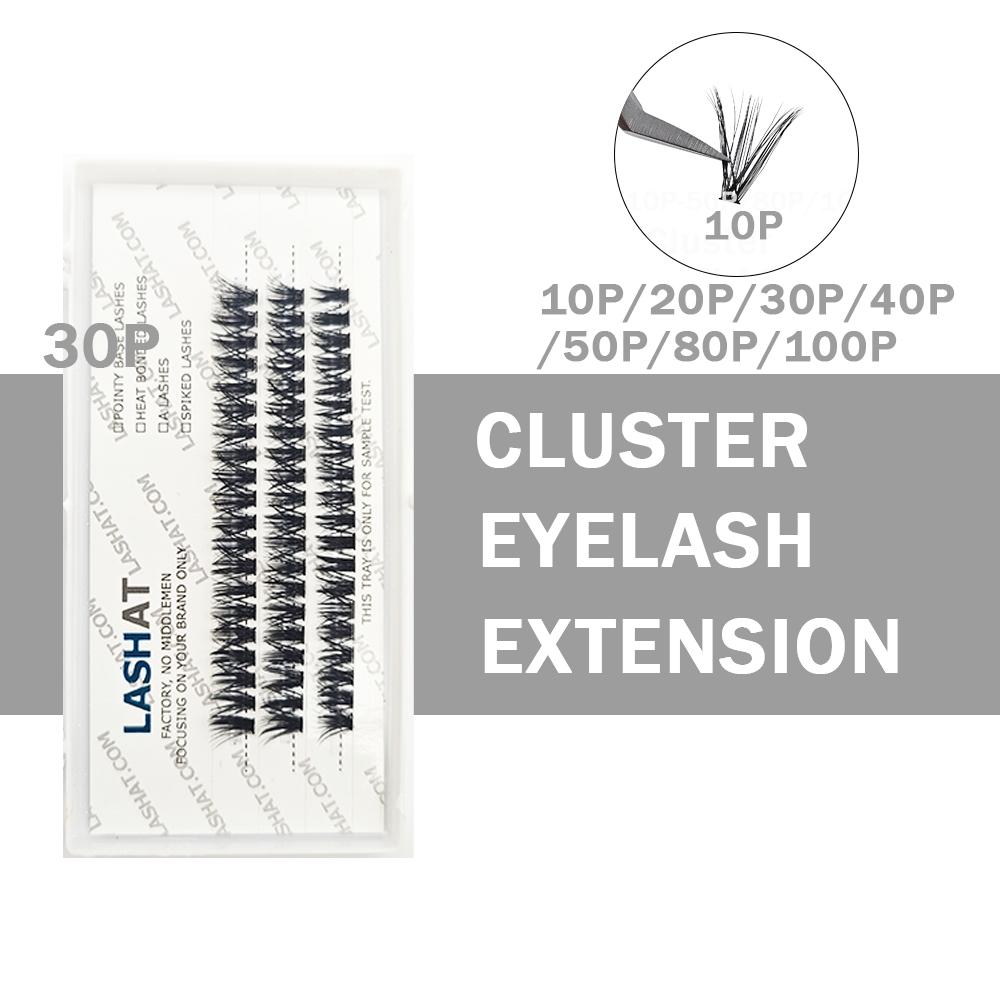Extra Soft Single Segment Eyelash Mink Cluster Wimpern Vegan Demi ...