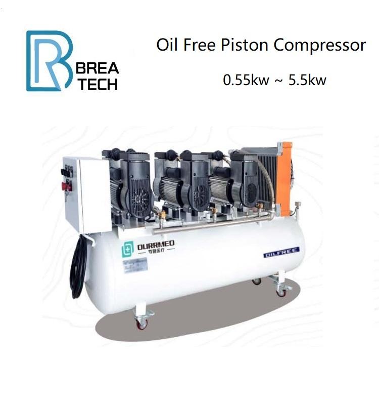 Oil Free Piston Compressor - AGK Series - BreaTech (China Trading ...