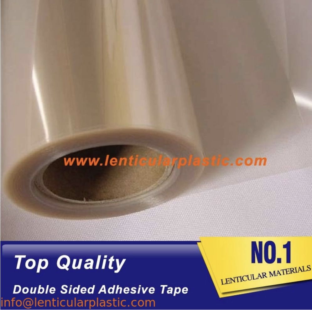 Super Transparent 0.05mm Double Sided PET Lenticular Adhesive Tape ...