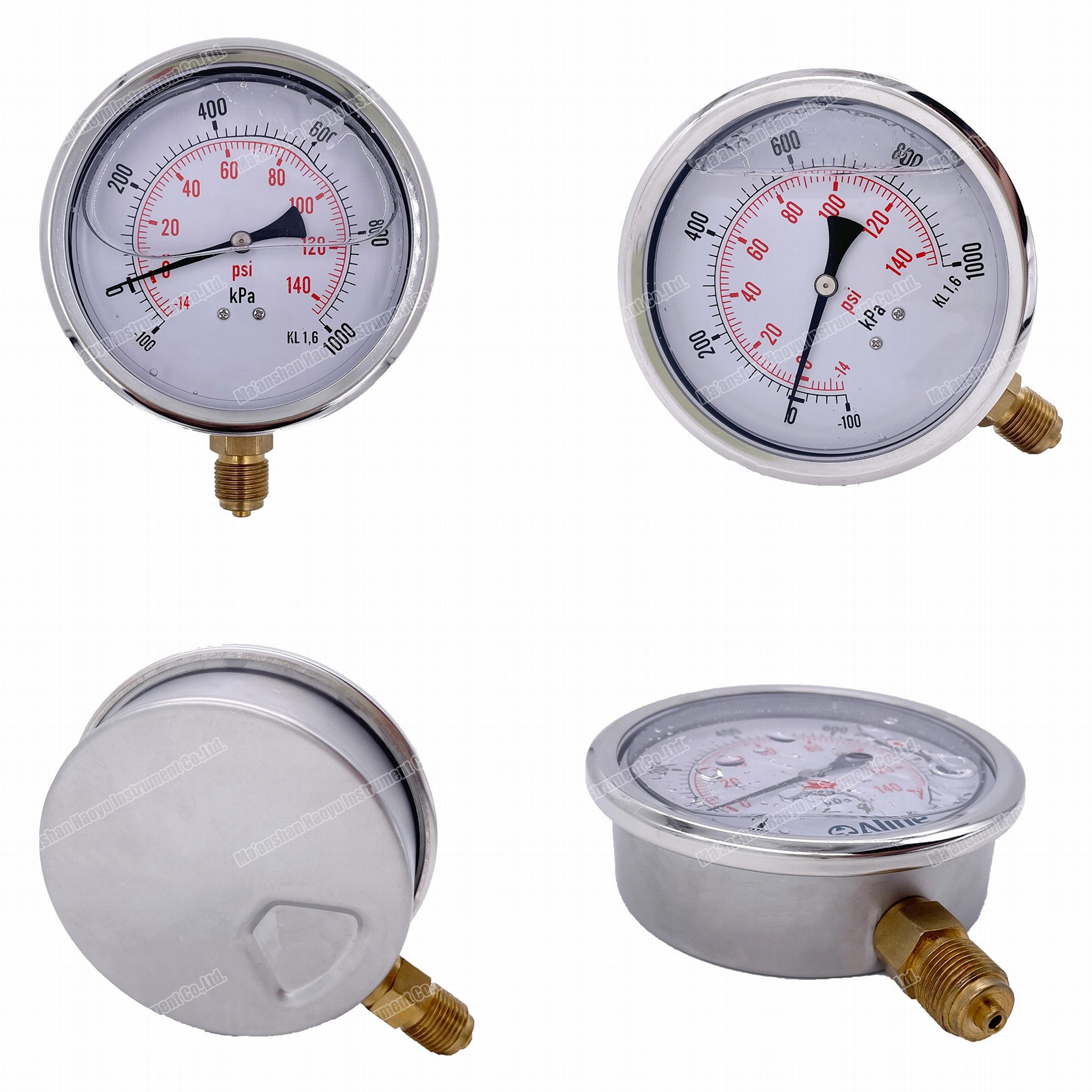 oil filled pressure gauge - Haoyu (China Manufacturer) - Pressure Gauge ...