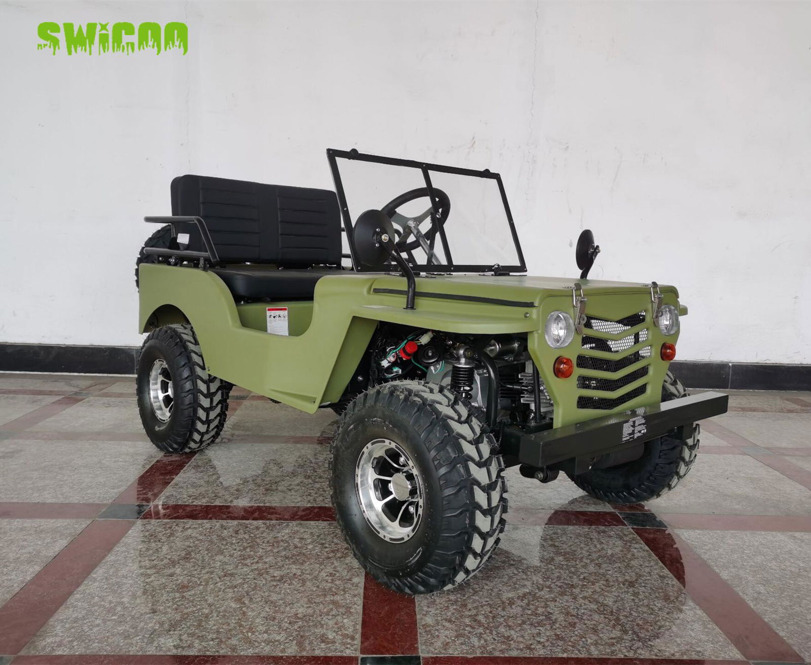 Kids Mini Jeeps 4 Stroke 125cc Jeep Car Go Kart Leisure Jeep - SWICOO ...