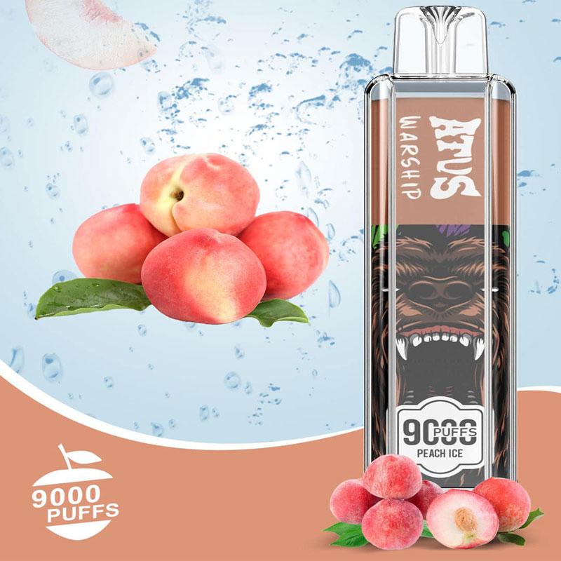 Original ATVS Warship 9000 Puffs Disposable E Cigarette Crystal Vape ...