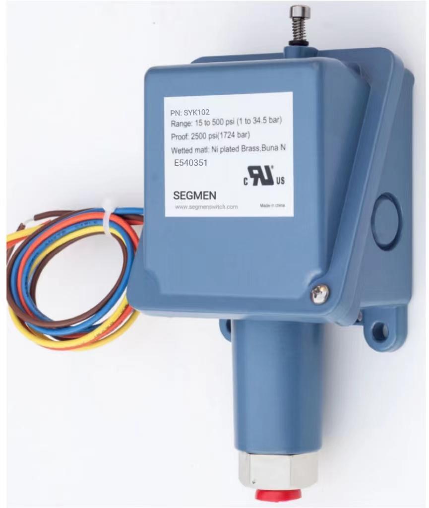 discharge pressure switch UL approvals - SYK102 - SEGMEN (China ...