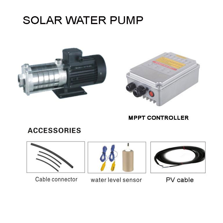 Solar powered DC surface high pressure pumps for home, gardening ...