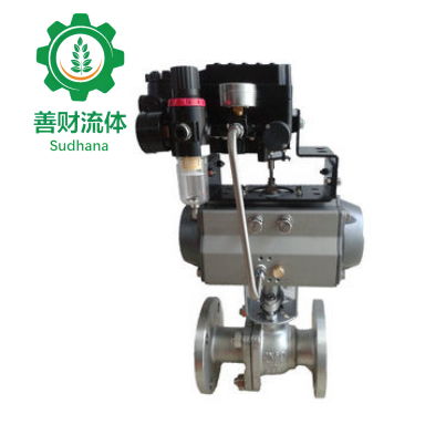 Pneumatic Regulating Ball Valve - Sudhanafluid (China Trading Company ...