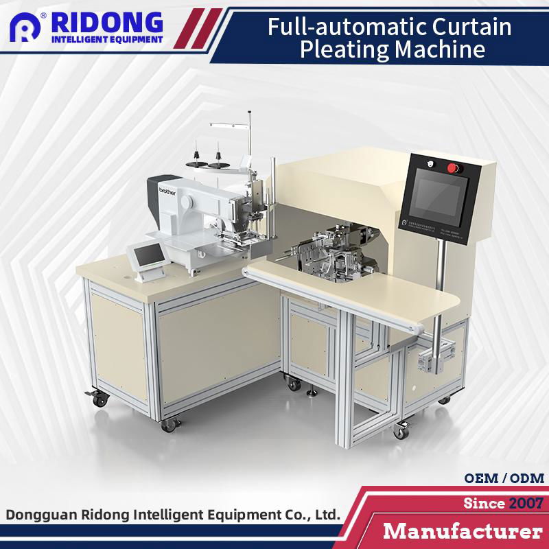Automatic Curtain Fabric Pleat Sewing Machine - RD-DZJ101 - Ridong ...