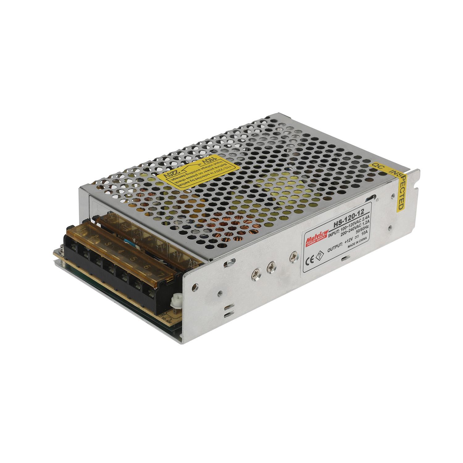 Ce RoHS FCC IEC 12V10A/24V5A120W AC DC Regulated LED Switching Power ...