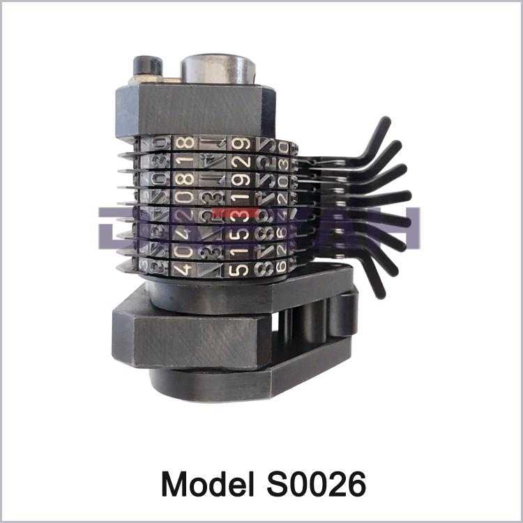 DAEYAH AM20 Automatic Numbering Head Handheld Rotary Wheel Stamp Hot ...