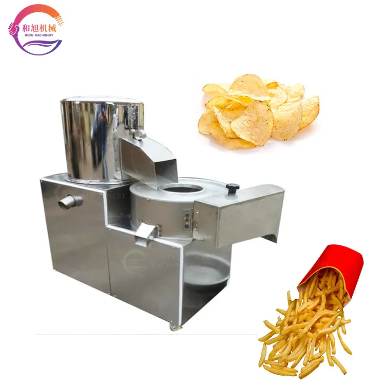 Cassava Taro Potato Washer Peeler Slicer French Fries Cutting Machine ...