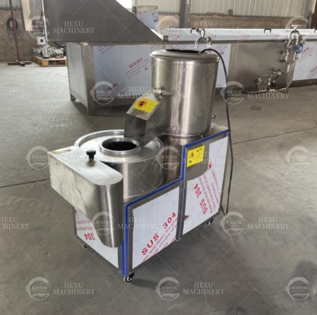 Cassava Taro Potato Washer Peeler Slicer French Fries Cutting Machine ...