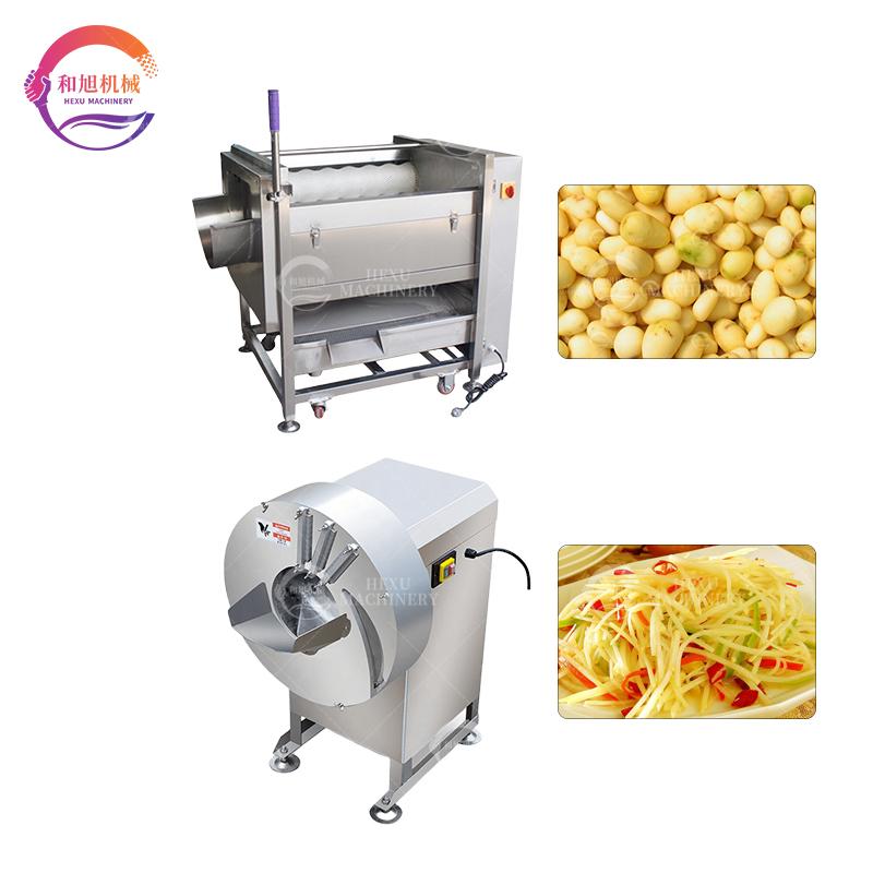 French fries potato fashion and peeling machine potato crisps cutter ...
