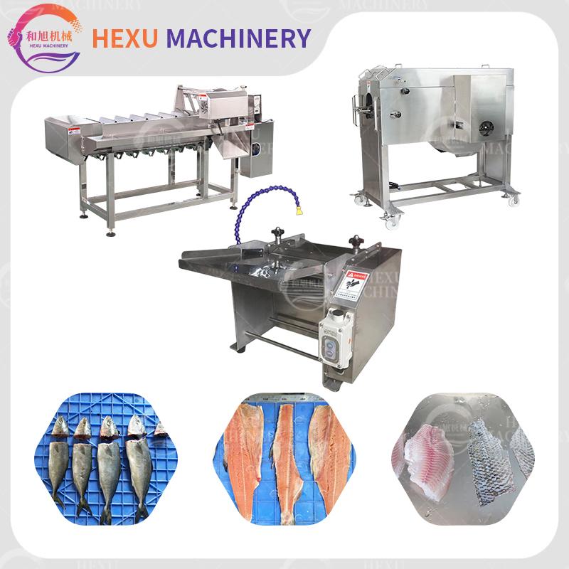 Fish Head Cutting Tilapia Fillet Filleting Machine Fish Skin Peeler ...
