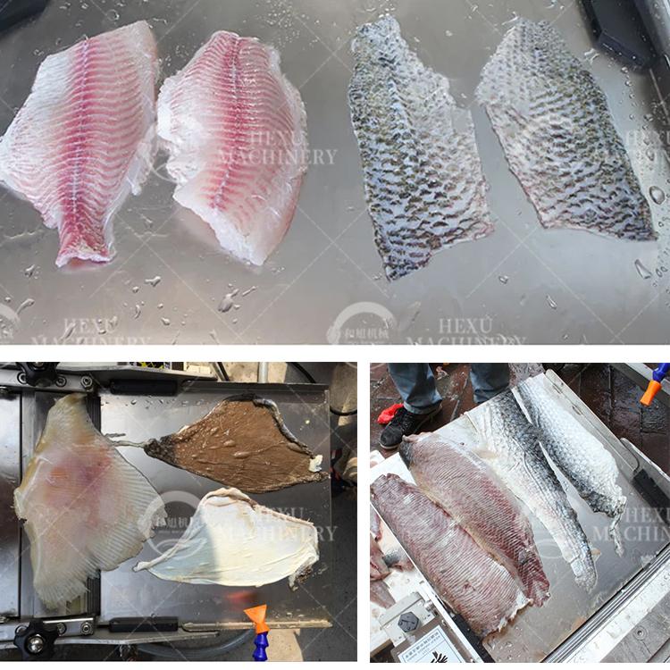 Fish Head Cutting Tilapia Fillet Filleting Machine Fish Skin Peeler ...