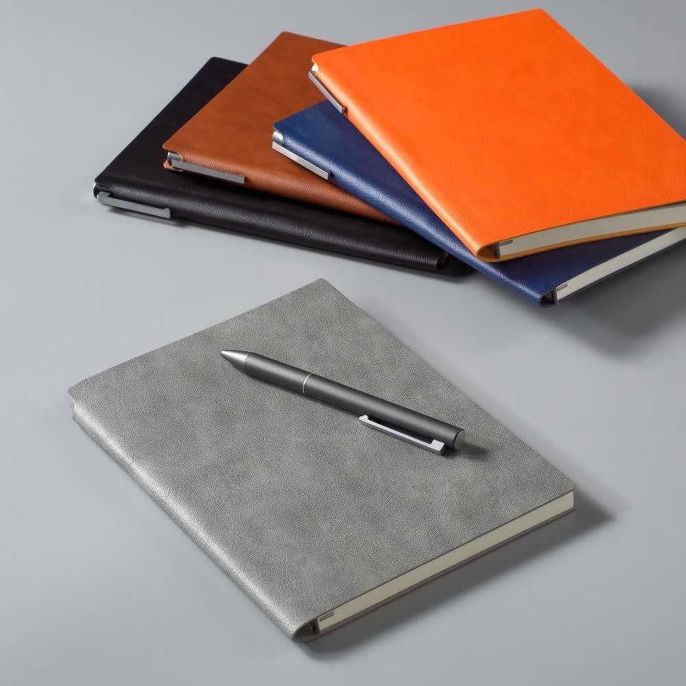 Hardcover business customized soft leather book - PZ - colgram (China ...