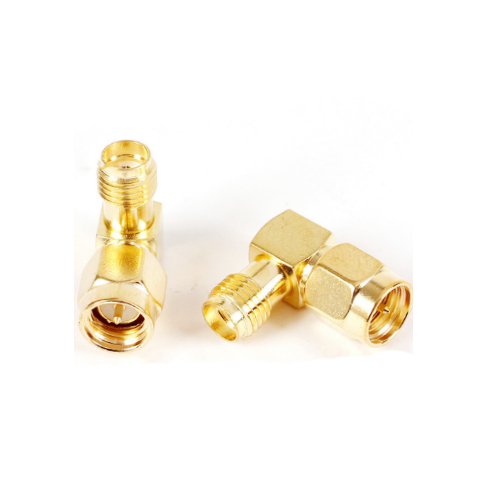 right angle SMA male SMA female adapter antenna SMA coaxial connector converter - SMAMSMAF003 ...