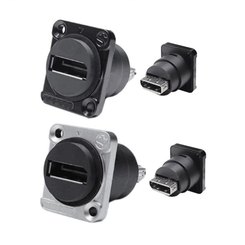 waterproof d type panel chassis mount display port dp1.2 female male ...