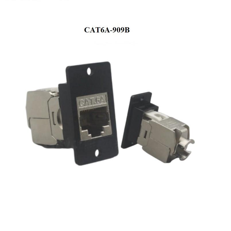 rectangular chassis panel CAT3 RJ45 CAT5E CAT6 CAT6A CAT7 cat8 connector black - CAT6A CAT7 CAT8 ...