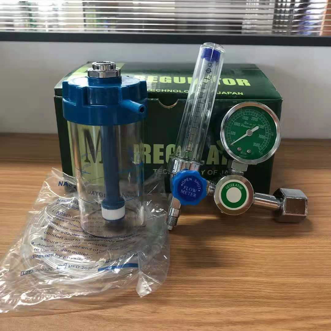 Wall Mounted Medical Oxygen Regulator Double Flow Meter - O2 Regulator ...