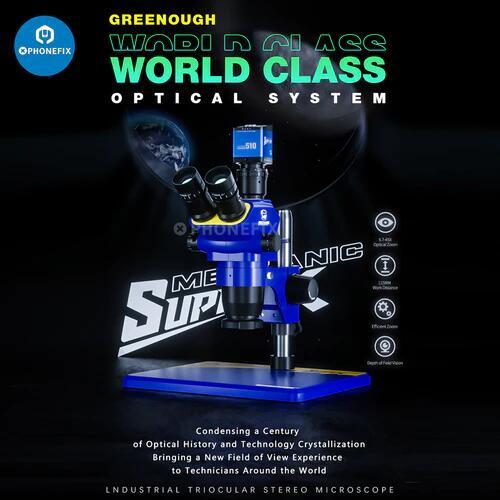 Super X-B11 6.7X-45X Trinocular Stereo Microscope Mechanic - PHONEFIX ...