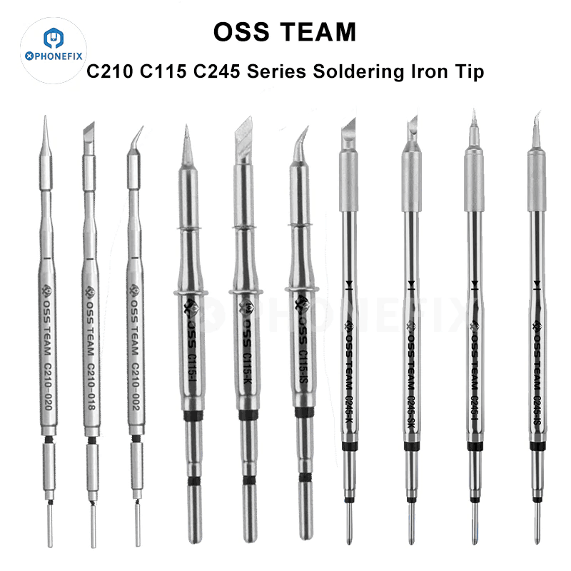 OSS C210 C245 C115 Soldering Iron Tips For T210/115/245 Handle ...