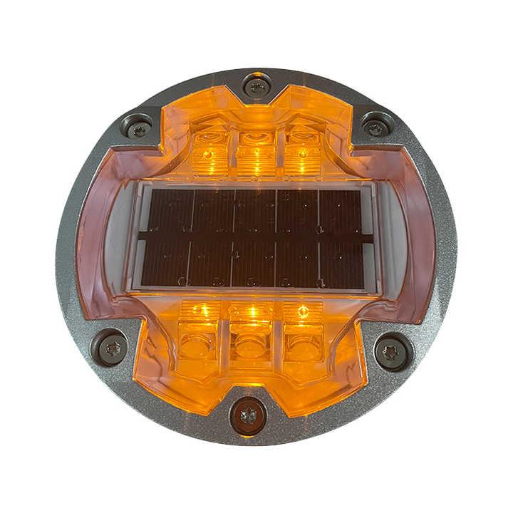 Aluminium Street Pavement Marker Solar LED Road Stud Garden Deck Dock ...