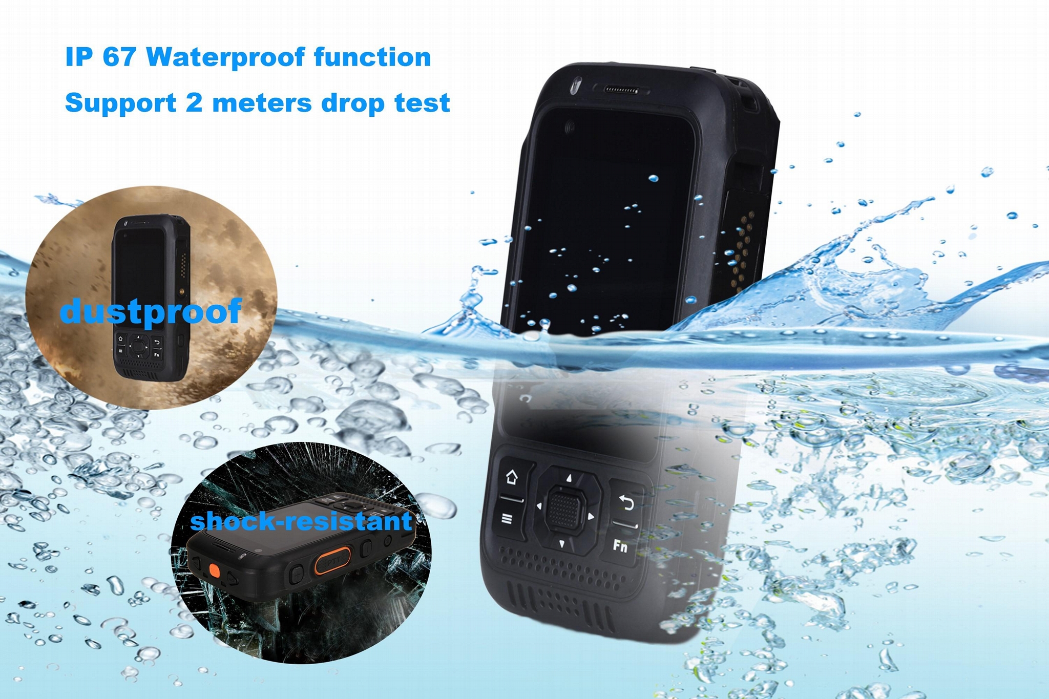 E887 4G PTT LTE POC Network Radio Phone Push To Talk Smart Walkie ...