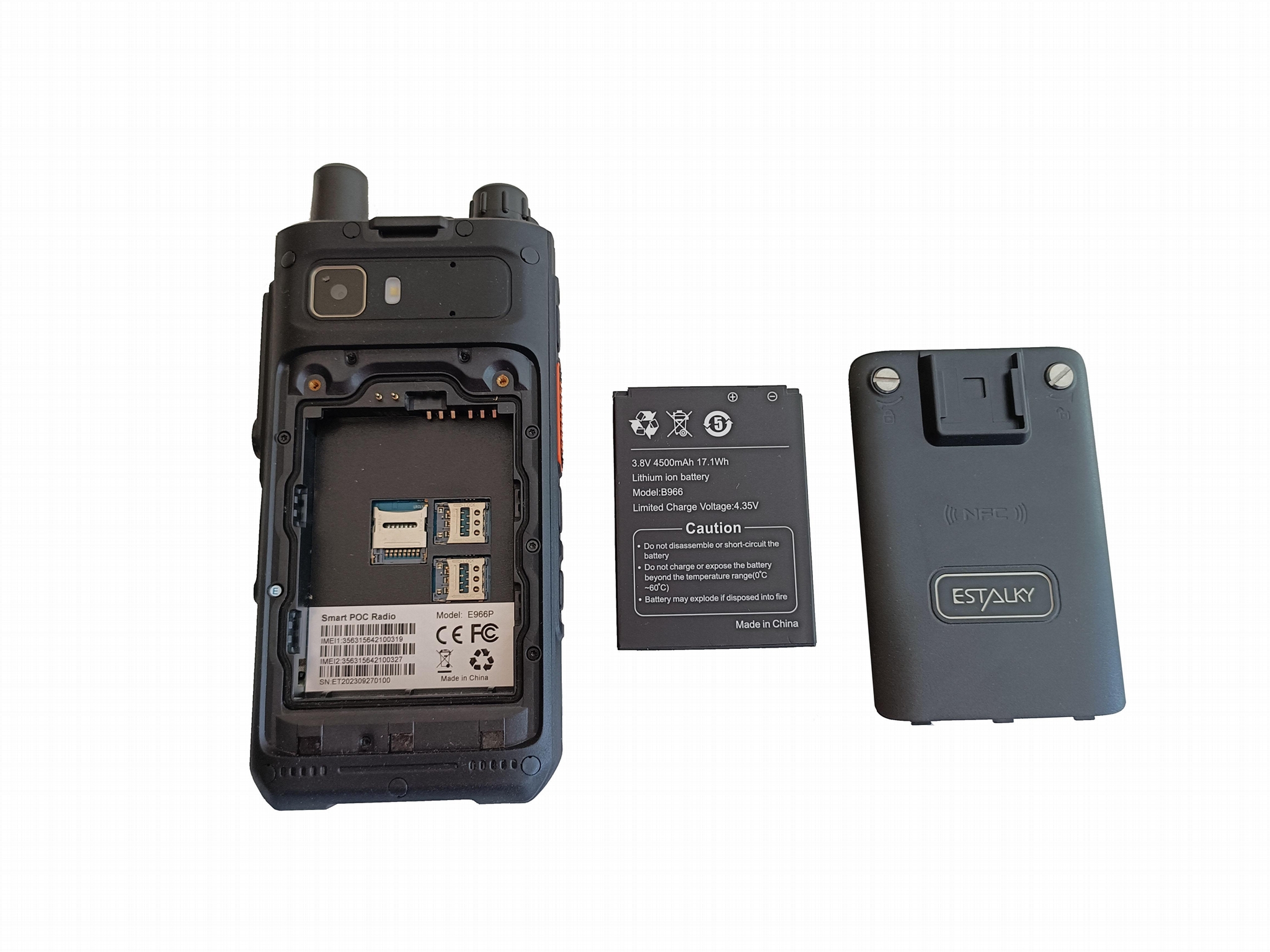 4G Wireless Phone Push to Talk Walkie Talkie IP68 Ptt Radio Poc Network ...