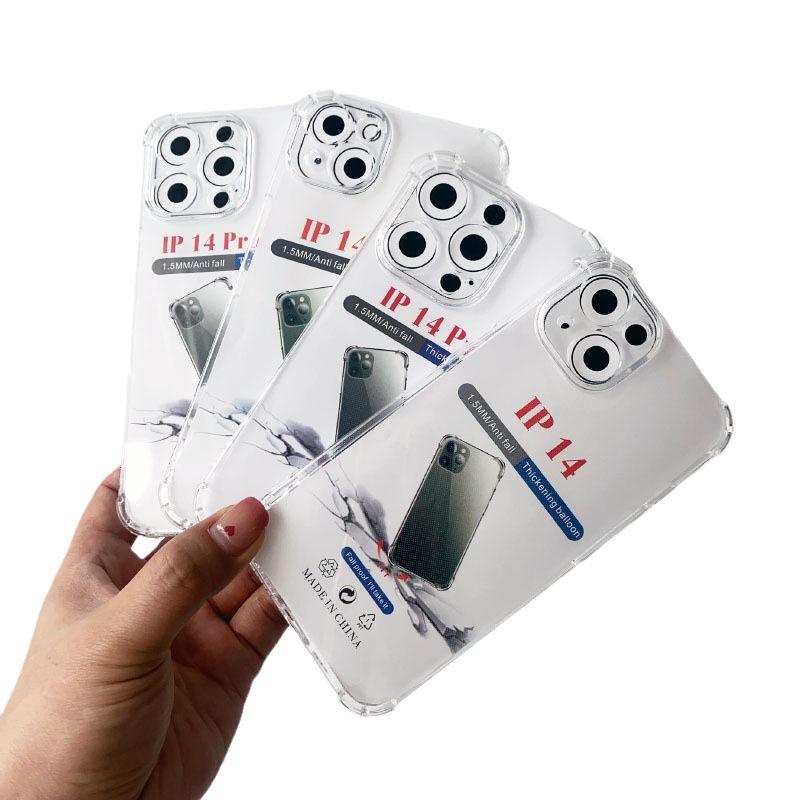 1.5mm Clear Phone Case Soft Silicone Transparent Cover for IP15 IP15 ...