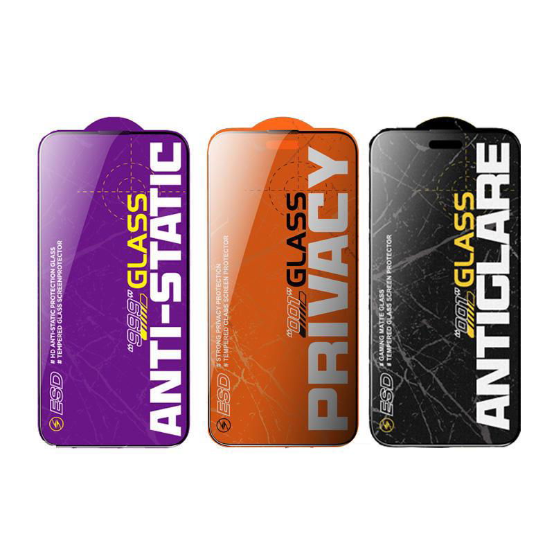 2.5D 9D Phone Glass Full Glue Full cover Anti Spy Privacy Tempered Glass - RT-002 - RTL (China ...