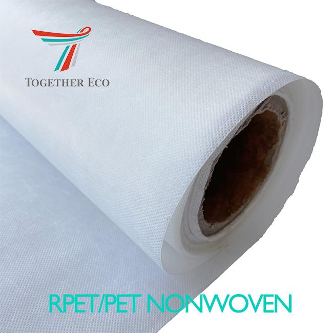 40Gsm PET Nonwoven Wallpaper 100 Polyester Spunbond Nonwoven Fabric ...