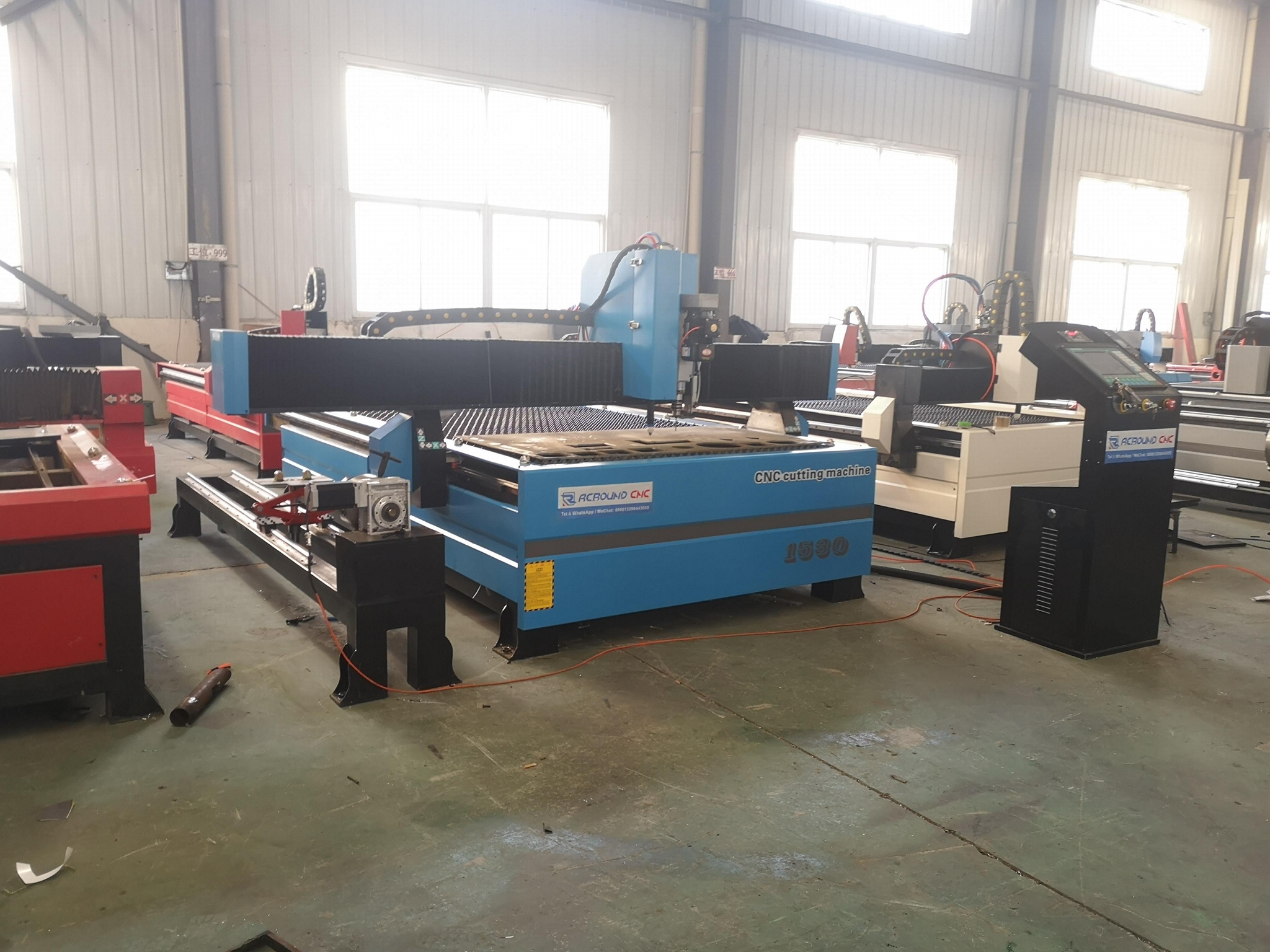 Affordable 5*10 feet CNC plasma and gas/flame cutting machine with ...