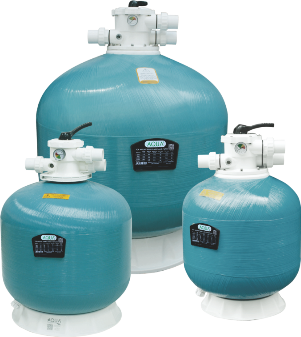 Top mount\side mount sand filters for swimming pool - Q400, QS400 ...
