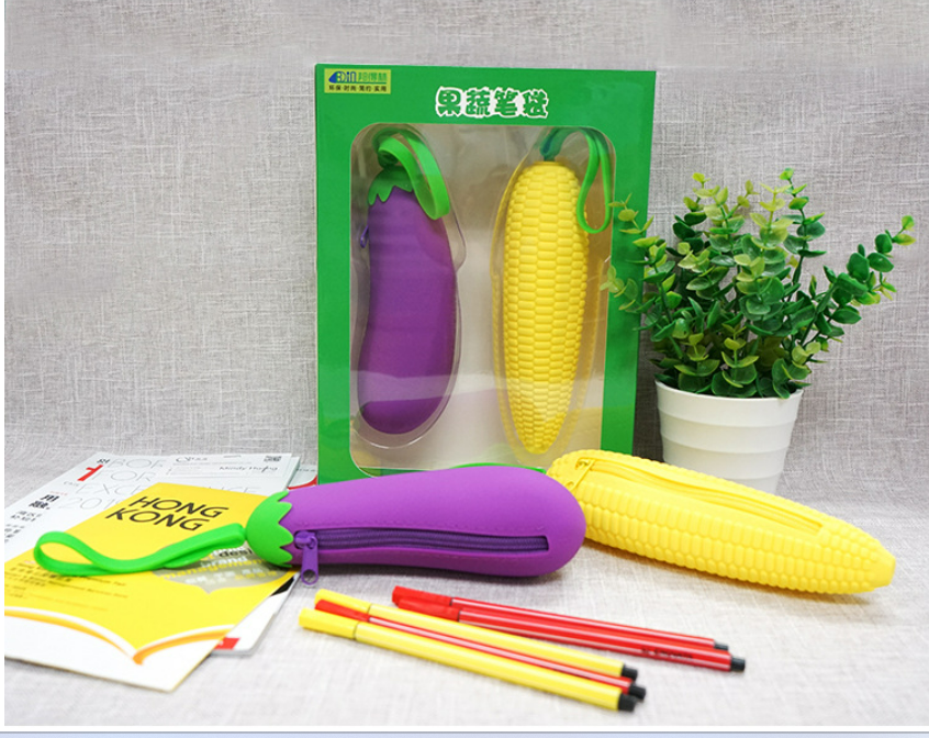 2024 Hot-selling Silicon Pencil Case Corn/Orange Shape - PC001 - No ...