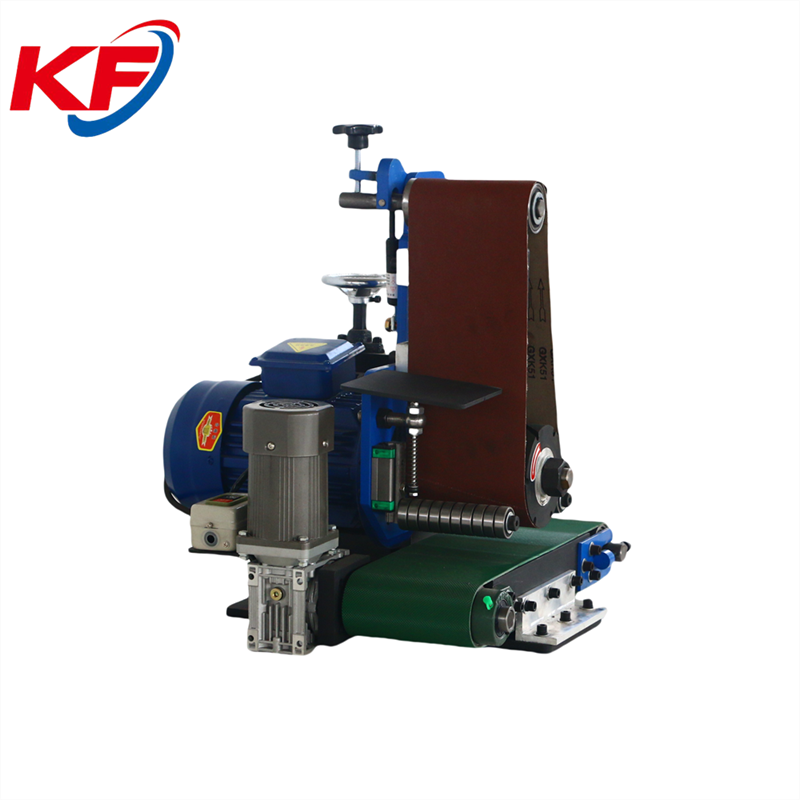 Steel plate deburring and polishing machine flat belt sander picture ...