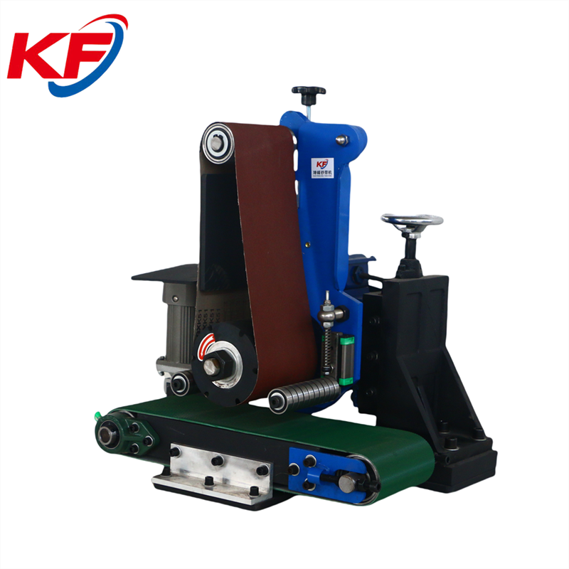 Steel plate deburring and polishing machine flat belt sander picture ...