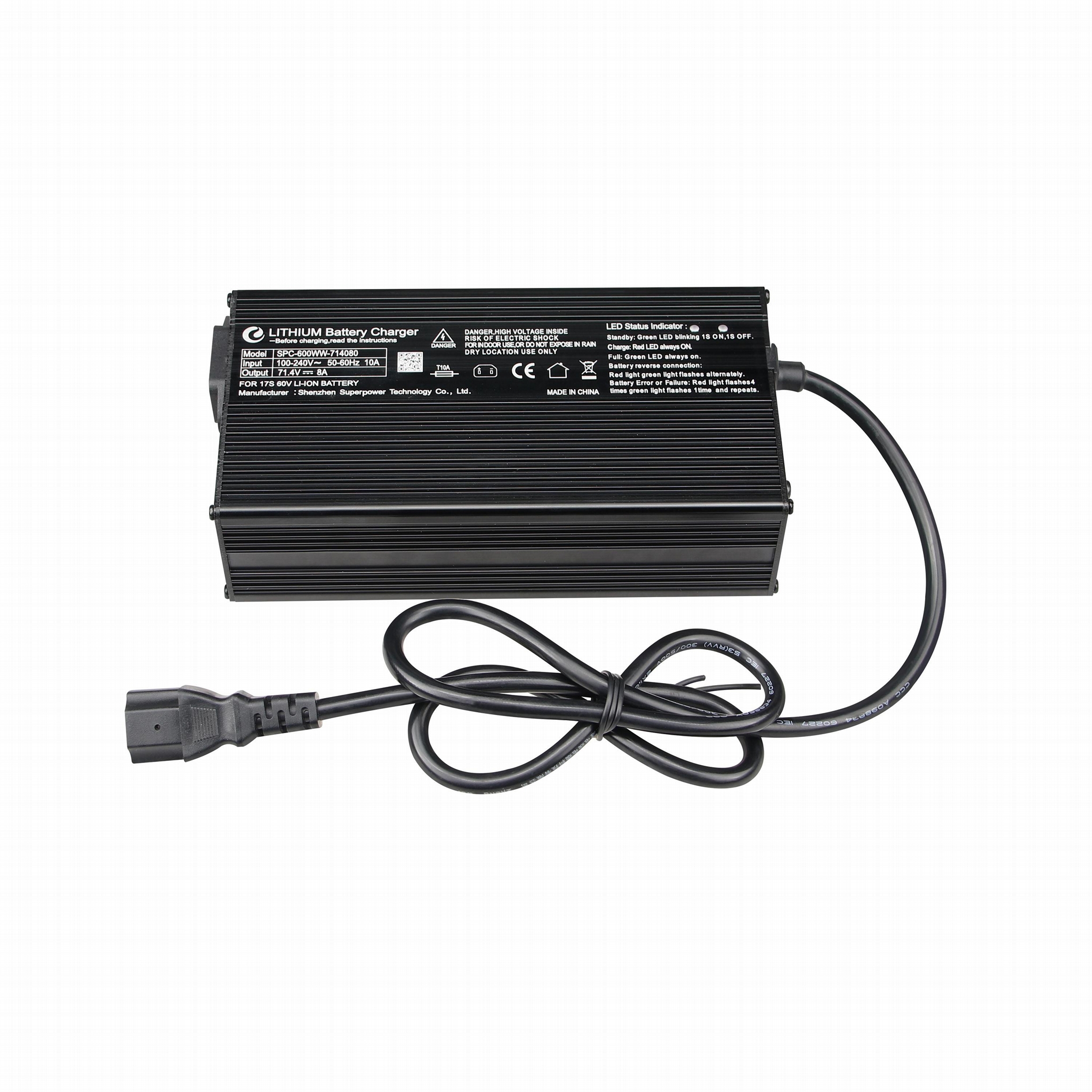 600W 24V 48V 60V 72V 20A Smart Lead Acid Lithium Battery Charger for ...