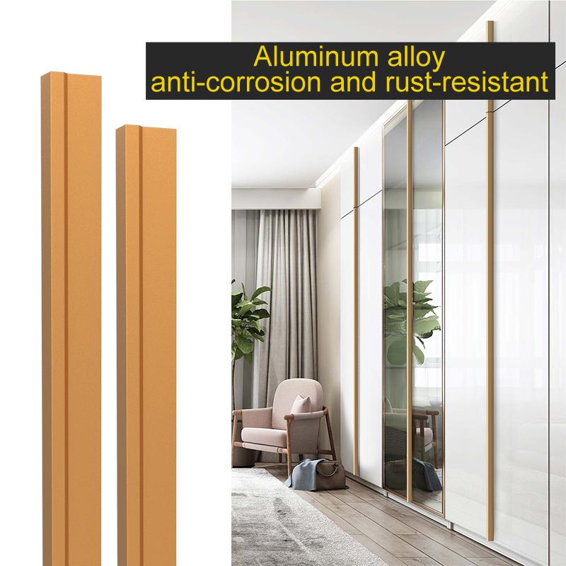 cabinet handle T-shaped aluminum alloy handless handle door, wardrobe ...