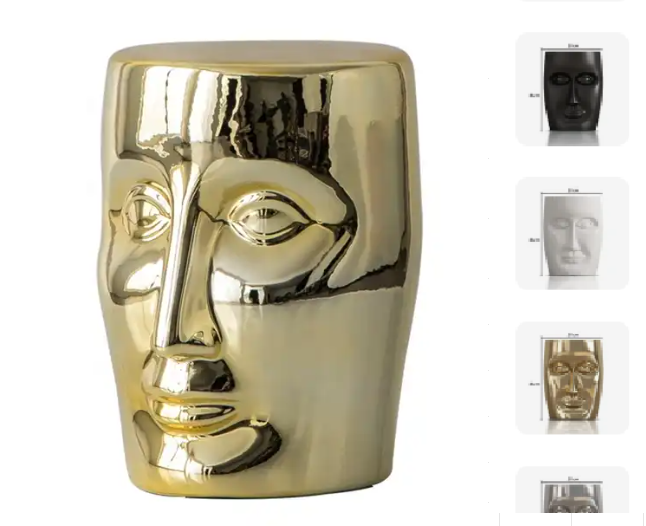 Elegant Bird Figurines Painted Ceramic Garden Stool for Outdoor - CS002 ...