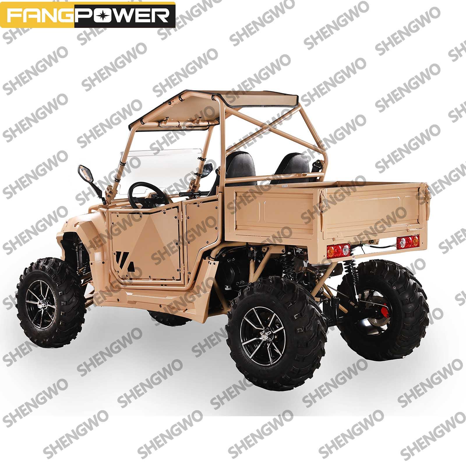 Fangpower High quality adult 4x4 400cc farm utv with dump bed for ...