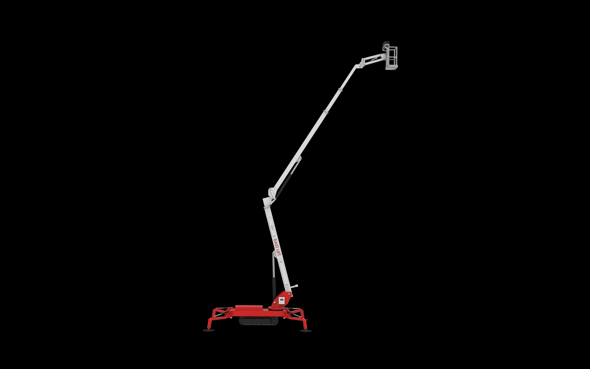 12m-39m Aerial Work Platform Crawler Tracked Spider Boom Lift - XSSPZ ...