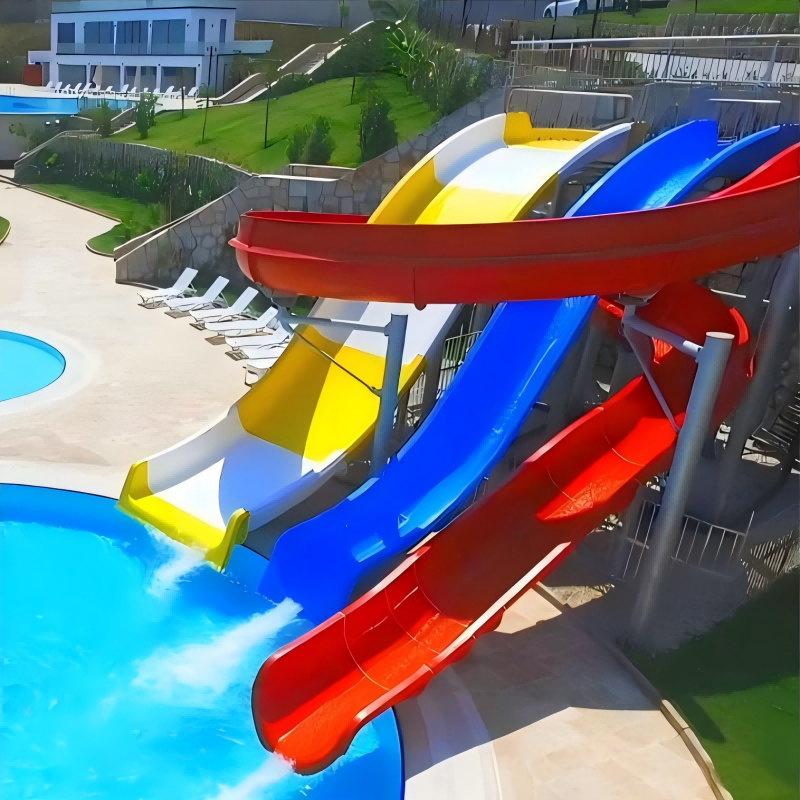 water slide facilities fiberglass theme park equipment - 12011 ...
