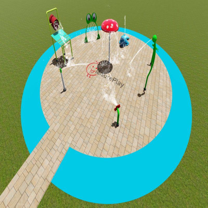 aqua fun water park splash zone waterpark pools & water fun - TM1310 ...