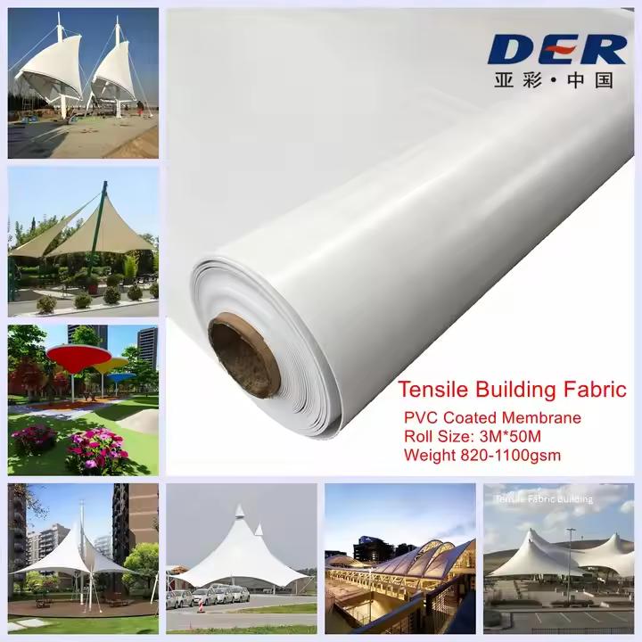 DERFLEX Pvc Coated Polyester Architecture membrane structure - DG1122D ...