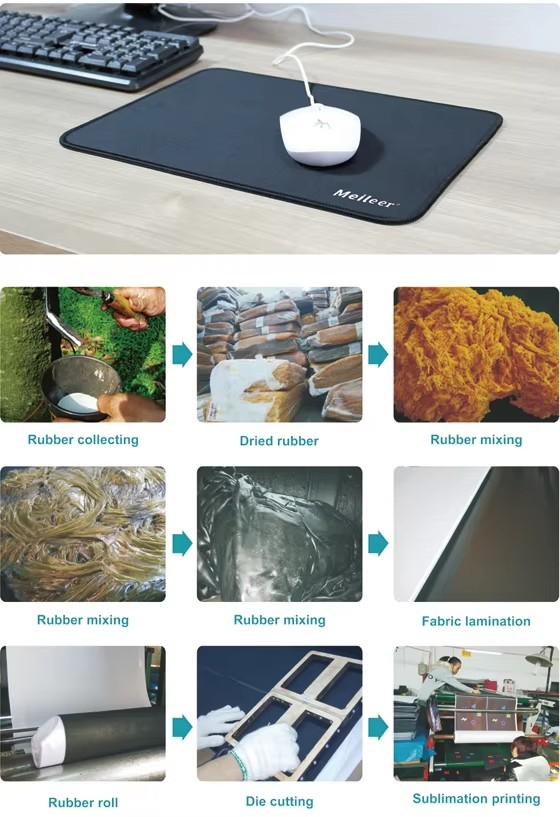 Anti-Slip Rubber Waterproof RGB game mouse pad keyboard mouse pad ...