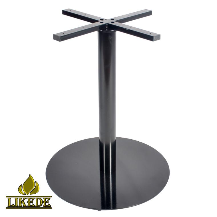 New Black Iron Frame Metal Dining Table Bases round Steel Table Legs ...