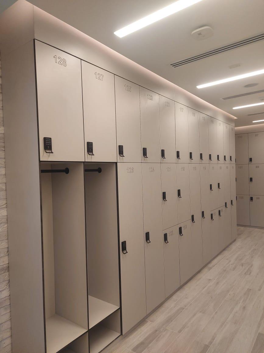 Customized Style Football Club Change Room Locker - HPL Locker - HPL ...