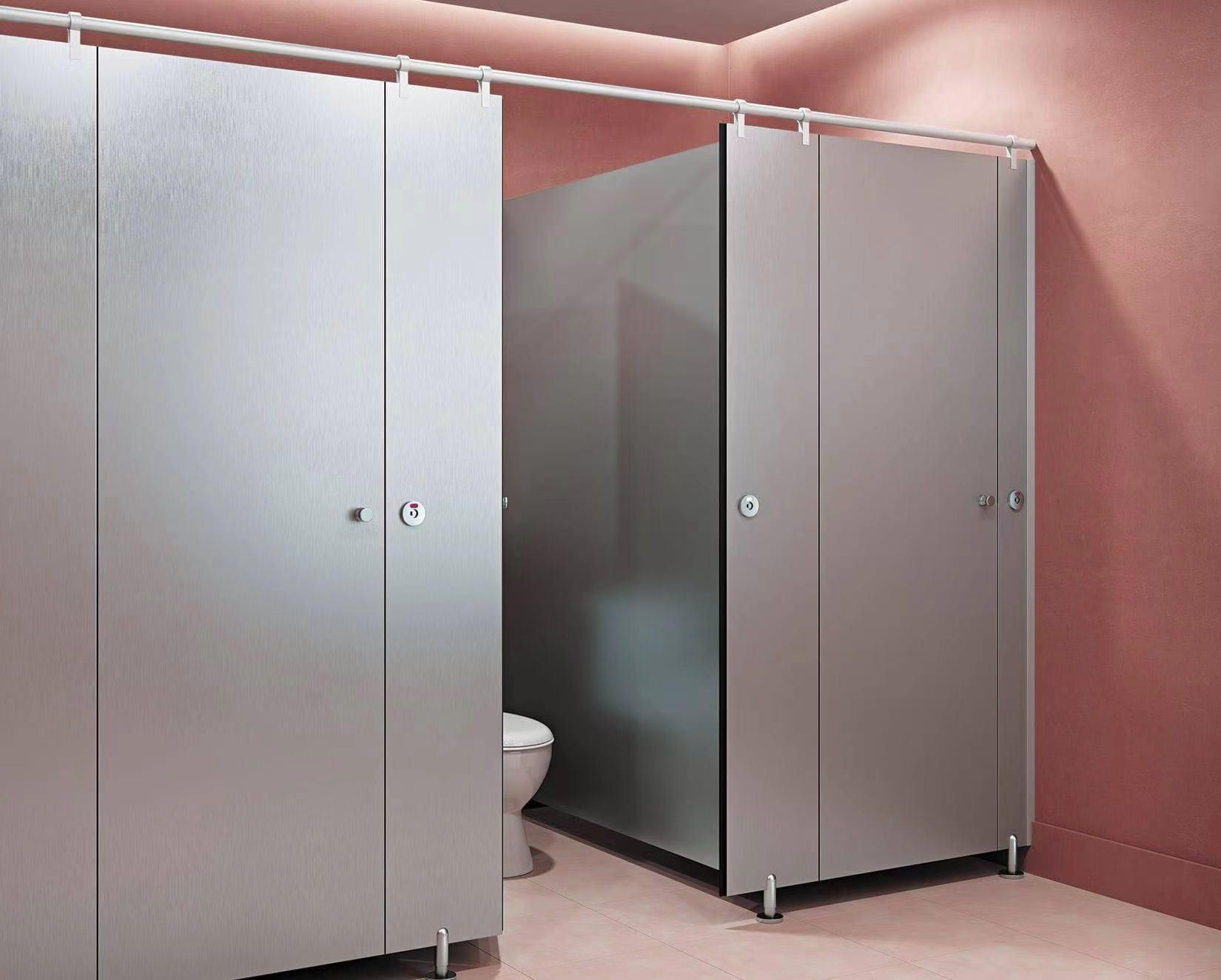 High Pressure Laminate Phenolic Changing Room Toilet Partitions