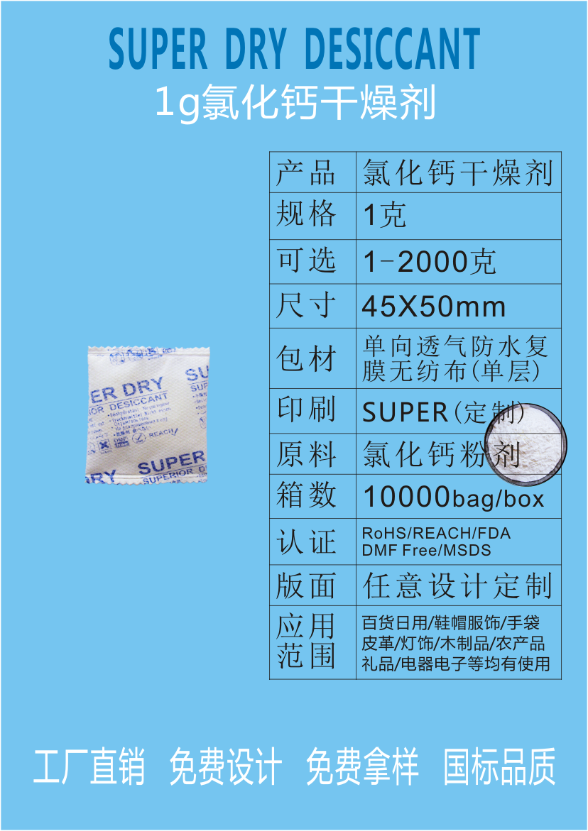 Calcium chloride desiccant - 1g-2000g - HUIYUAN-DRY (China Manufacturer) - Desiccant & Sorbent ...
