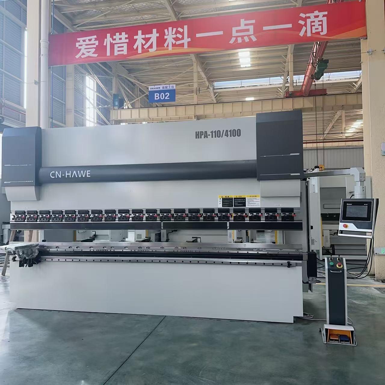110T 4100mm CNC press brake - 110ton/4100mm - CNHAWE (China Manufacturer) - Machine Tool ...